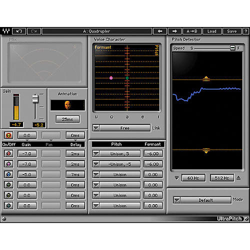 Waves UltraPitch - Harmonizing Plug-In (Native/SoundGrid, | Reverb