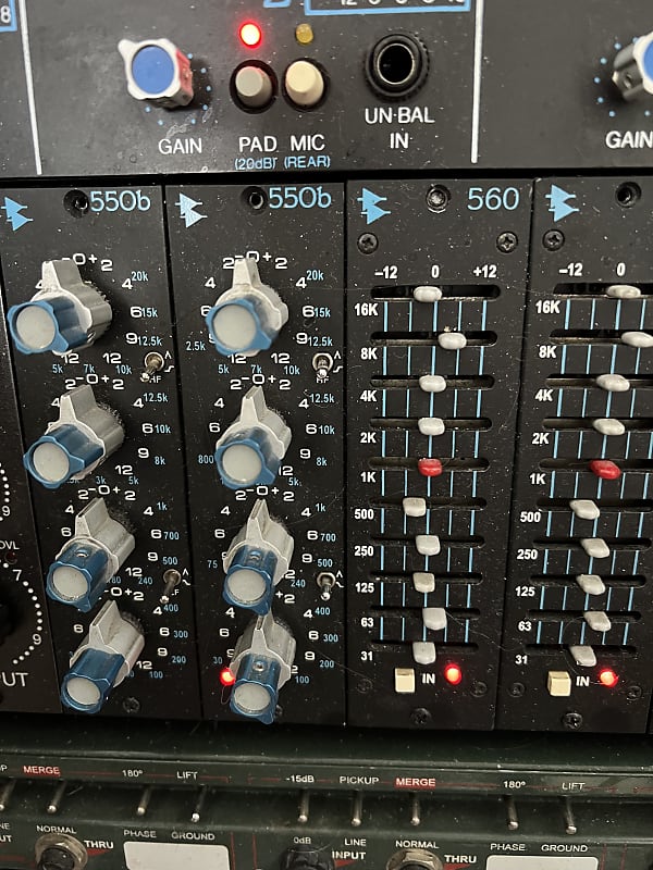 API 550b (2) 560b (2) with Brent Averill 11 space 500 series | Reverb