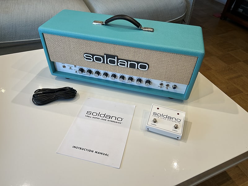 Soldano SL0-100 BM Head 2022 - Turquoise | Reverb