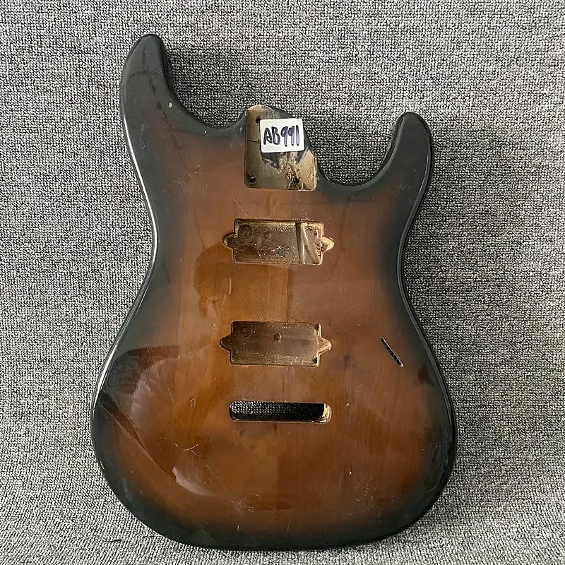 HH Tobacco Burst DIY Project Basswood Guitar Body DIY Project | Reverb