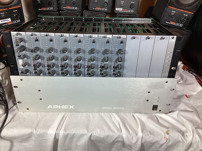 Aphex 9000r rack system, 1 9721 and 7 9301a cards w/ PS | Reverb