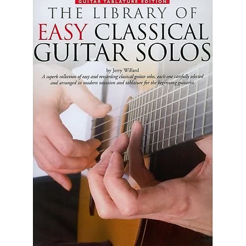 The Library of Easy Classical Guitar Solos: Guitar Tablature | Reverb