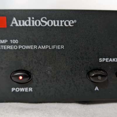 AudioSource Amp 100 Stereo Power Amplifier | Reverb
