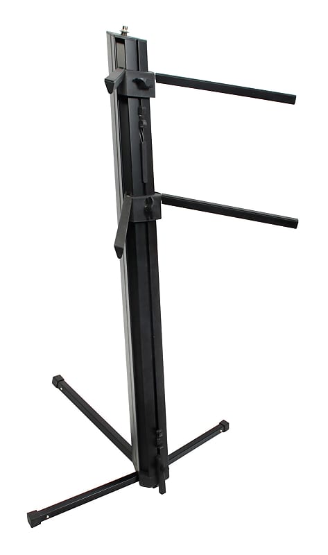 XSPRO Two Tier Column Keyboard Stand with Microphone Mount, | Reverb