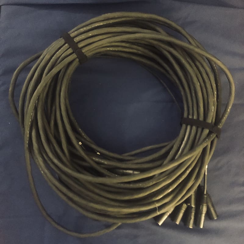 CBI Cables Gold 8 Channel Analog Snake Cable, 8x XLR Male to | Reverb