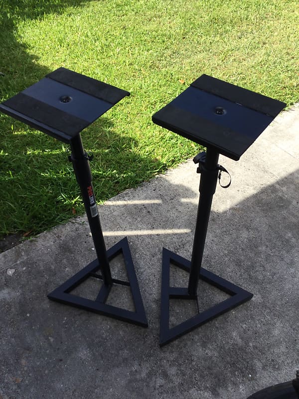 Proline Studio Monitor Stands w/ Adjustable Height and | Reverb