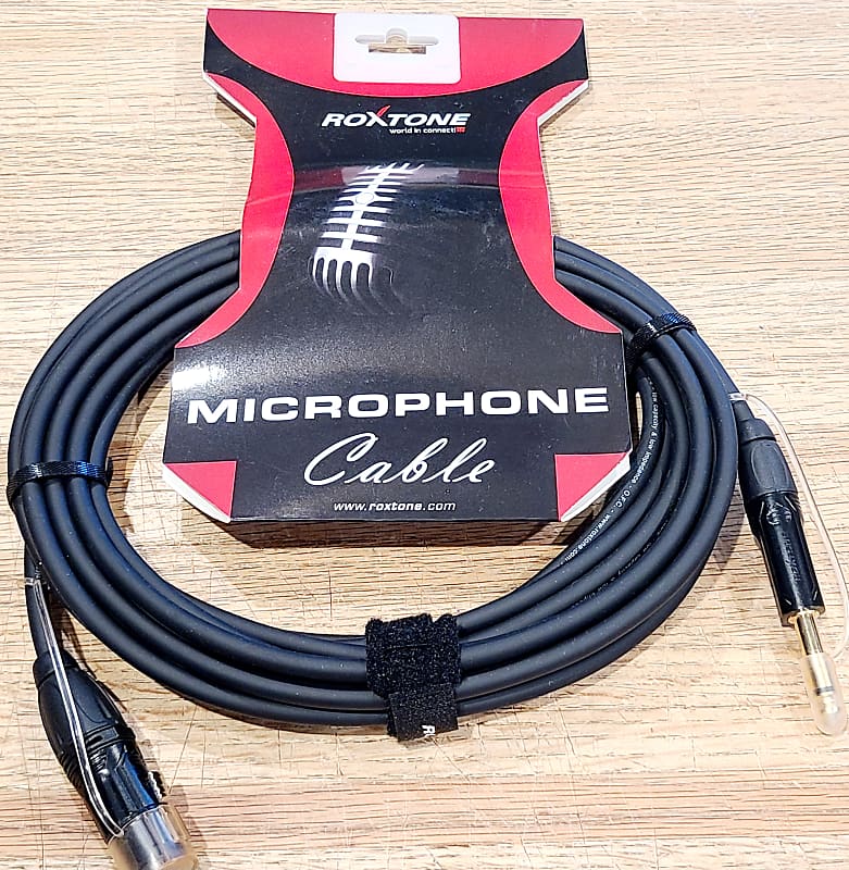 Roxtone GMXJ210L6 20 ft. Pro Series High-Z Microphone Cable | Reverb
