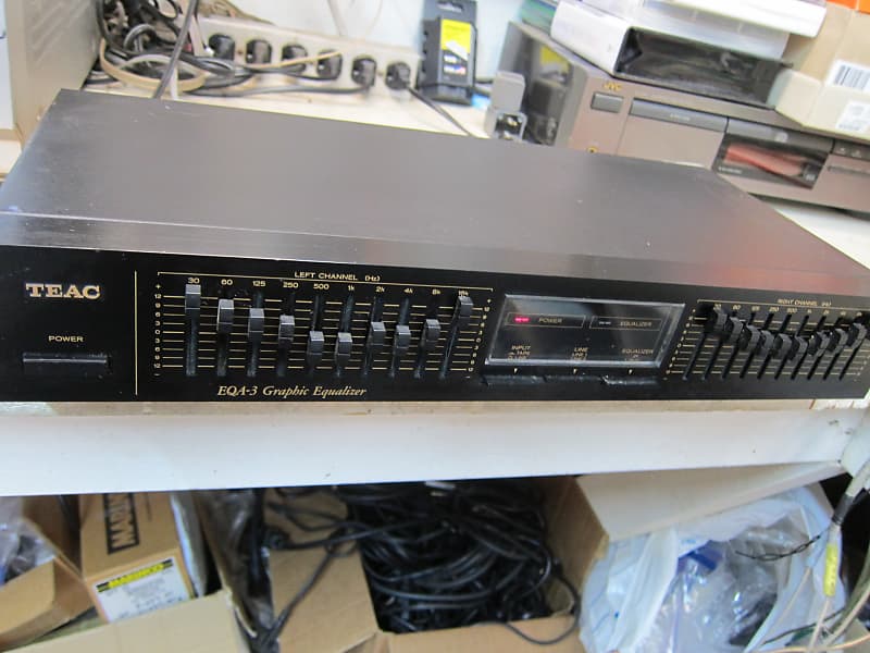 TEAC EQA-3 Stereo Graphic Equalizer, 10 Bands per Channel | Reverb