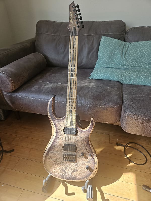 Kiesel K series 6 2018 - Trans Black Denim Cali Burst | Reverb