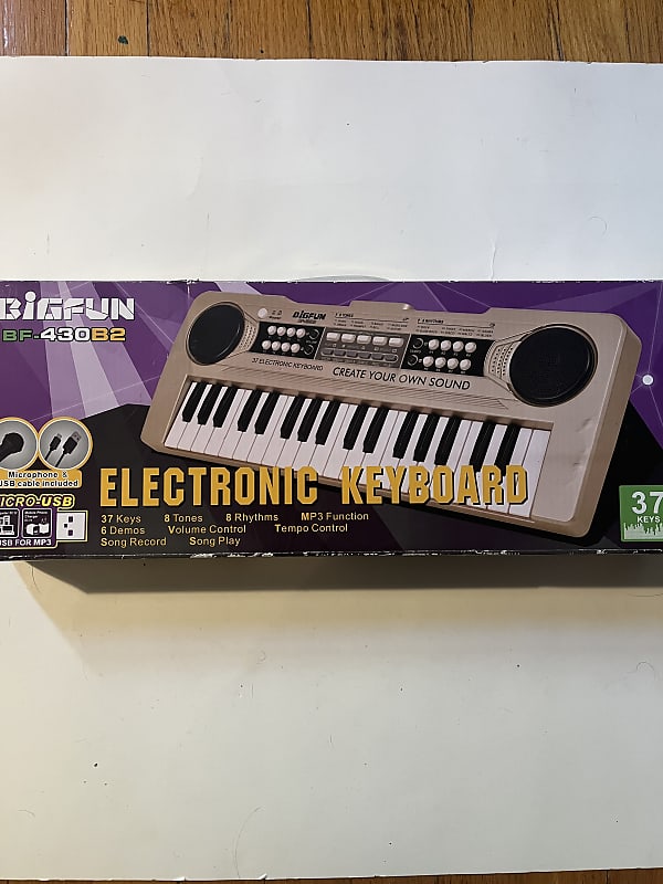 HAOTUTOYS BF30-B2 Portable Digital Sampling Keyboard Piano 37 | Reverb