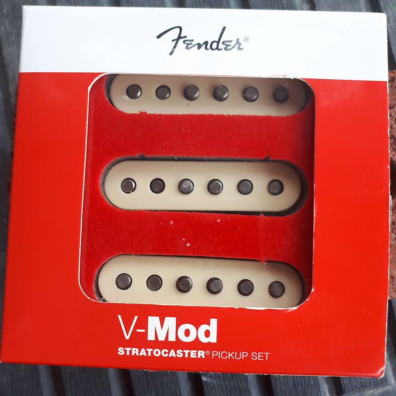 Fender V-mod single coil pickup set for stratocaster | Reverb