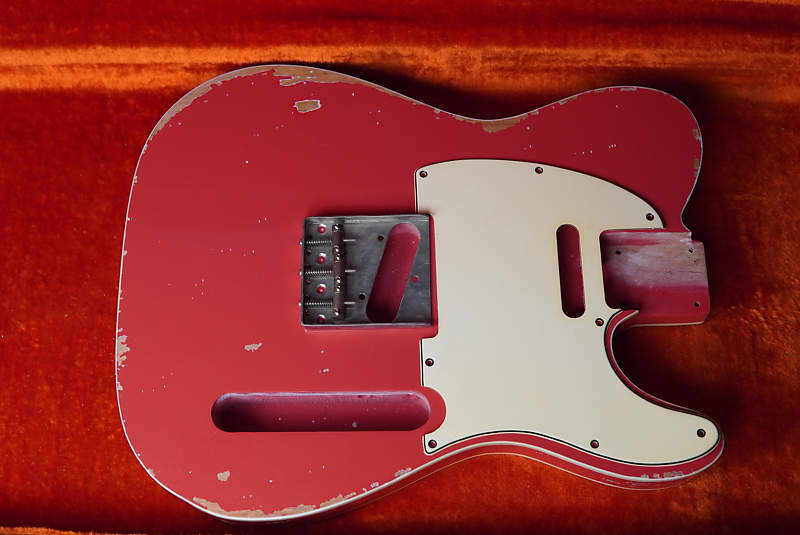 Freakaster Telecaster Custom Relic Body Fiesta Red | Reverb Canada