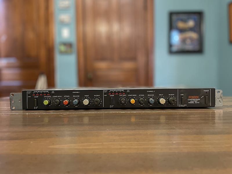 Fostex 3070 compressor limiter 2010s - black | Reverb