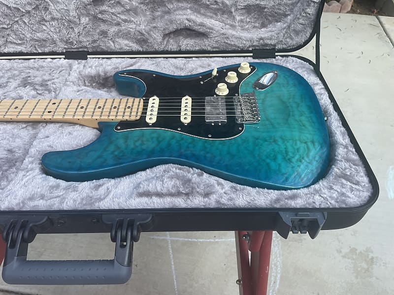Limited Edition FSR Fender American Showcase QMT Stratocaster | Reverb
