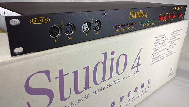 Opcode Studio 4 MIDI & SMPTE Interface (1992) | Reverb