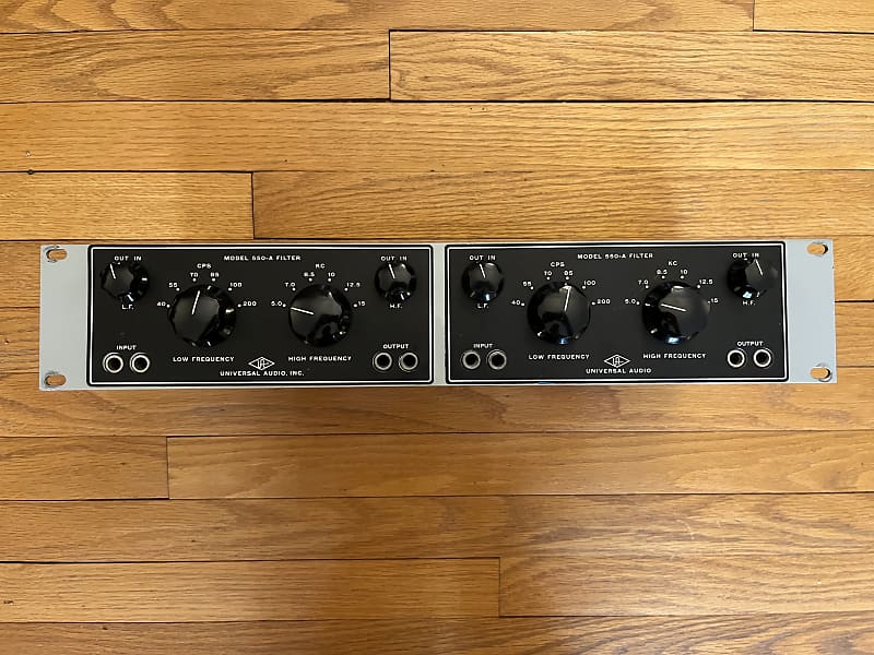 Universal Audio 550-a Filter Pair - Wally Heider | Reverb