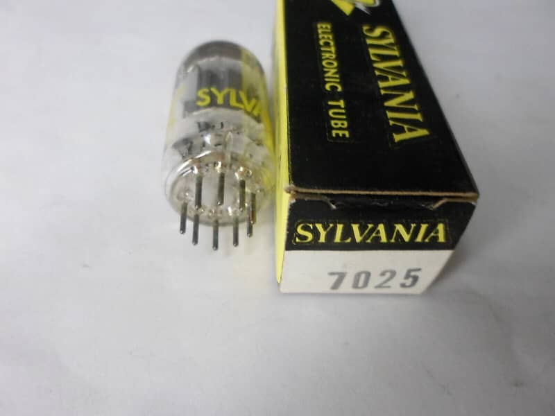 7025 SYLVANIA VINTAGE TUBE 12AX7A 12AX7 NOS NIB eTRACER | Reverb