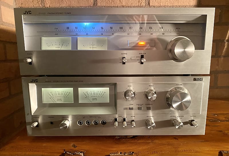 JVC JA-S55 Amplifier JT-V22 tuner 1979 | Reverb