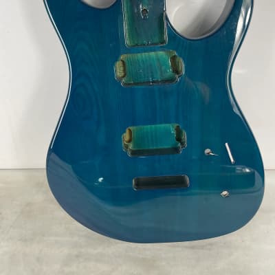 Blue HH Guitar Solid Body | Reverb