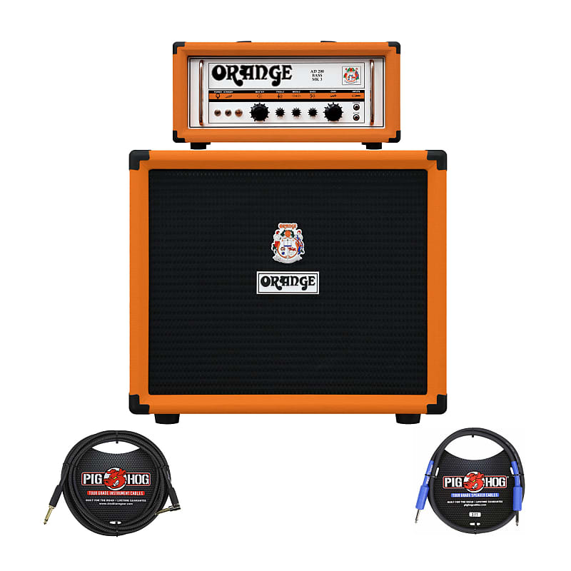 Orange Amps MKIII AD200 200W Bass Amp Head Bundle with OBC112 | Reverb