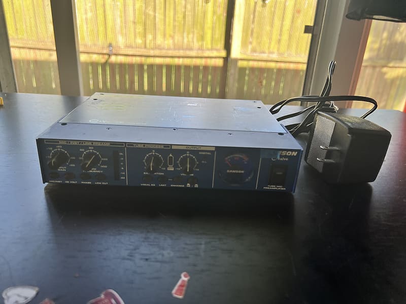 Samson C - Valve Preamp (Black and Blue) | Reverb Australia