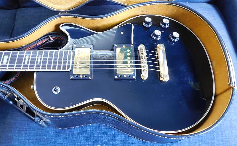 1974 Vintage Sekova LP Custom Style Electric Guitar Black | Reverb