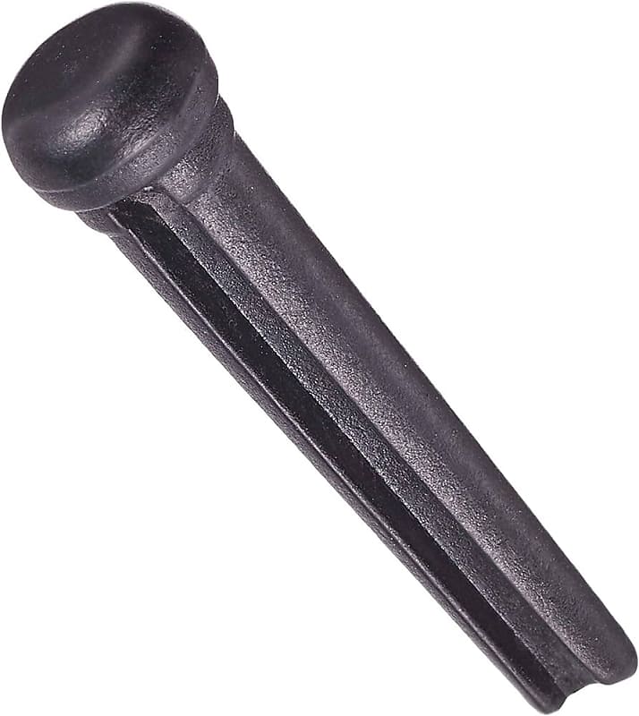 Graph Tech TUSQ Traditional Bridge Pins, No Dot - Black (6 | Reverb