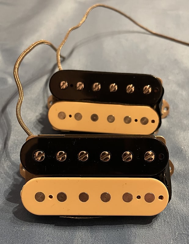 Gibson Custombucker Humbucker Set- Zebra | Reverb