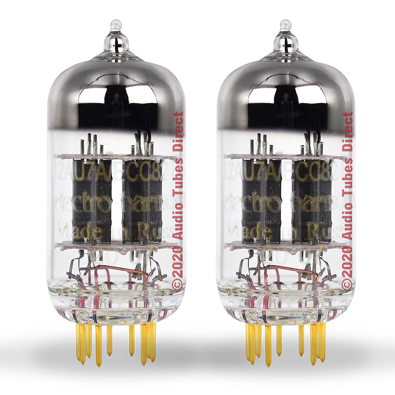 2 New Electro-Harmonix 12AU7 Gold Pin Preamp Tubes | Reverb