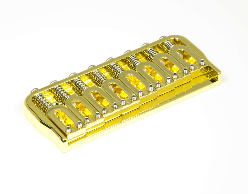 Hipshot Fixed Bridge 8 String 0.175 Floor Gold 41085G | Reverb