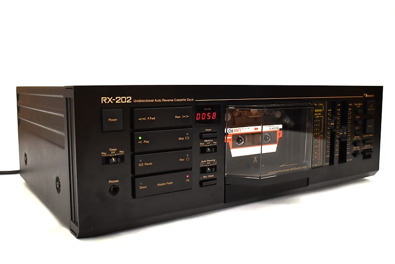 Nakamichi RX-202 Unidirectional Auto Reverse Stereo Cassette | Reverb