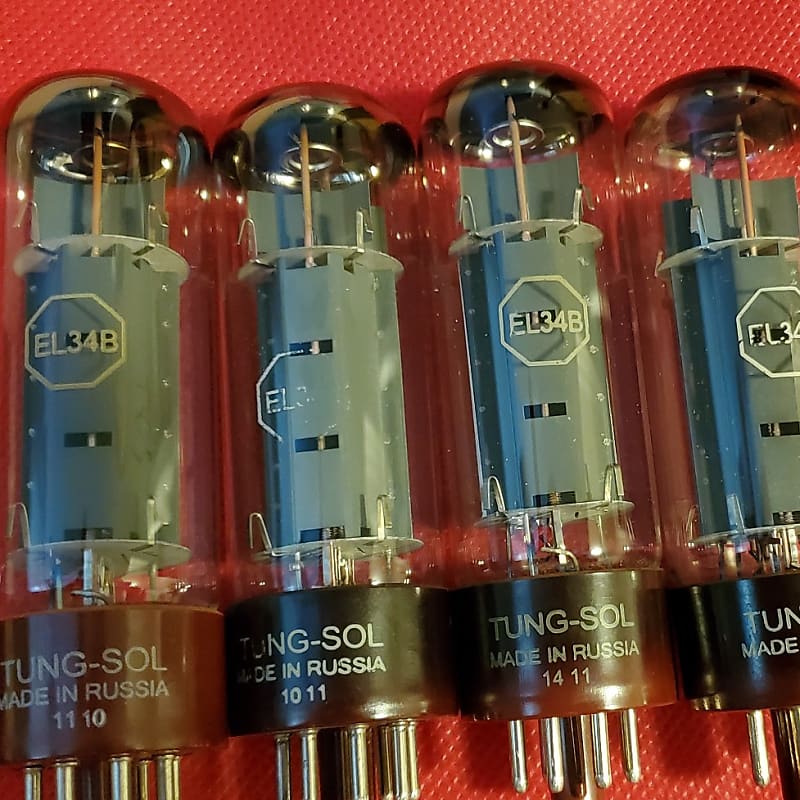 Tubes El34 Tung-Sol Quad 2000,s | Reverb