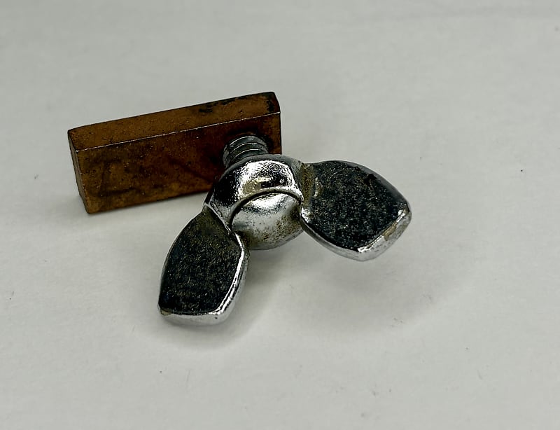 Vintage Slingerland SET-O-MATIC Tom Drum Mount Plate Copper | Reverb