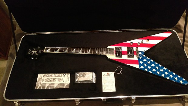 Jackson Y2KV - Dave Mustaine USA Flag | Reverb