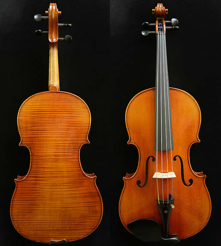 A Rare 16'' Viola 1-PC Highly Flame Back Awesome Sound | Reverb