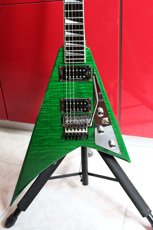 Jackson Rhoads RR1 USA 1997 *Pre-Fender* Trans Green | Reverb