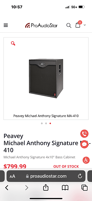 Peavey Michael Anthony signature M410 1990-2000 | Reverb