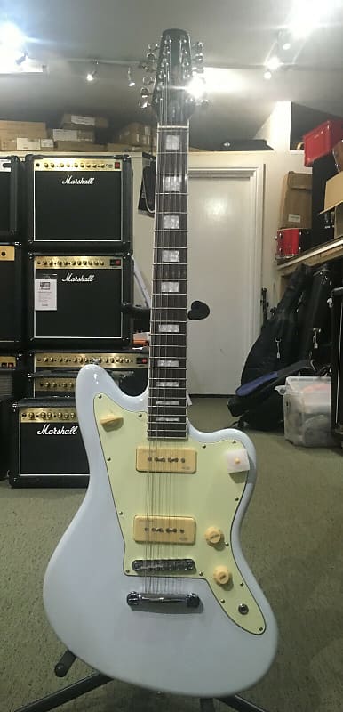 REVELATION RJT60-12, 12 STRING ELECTRIC GUITAR, SKY BLUE, | Reverb