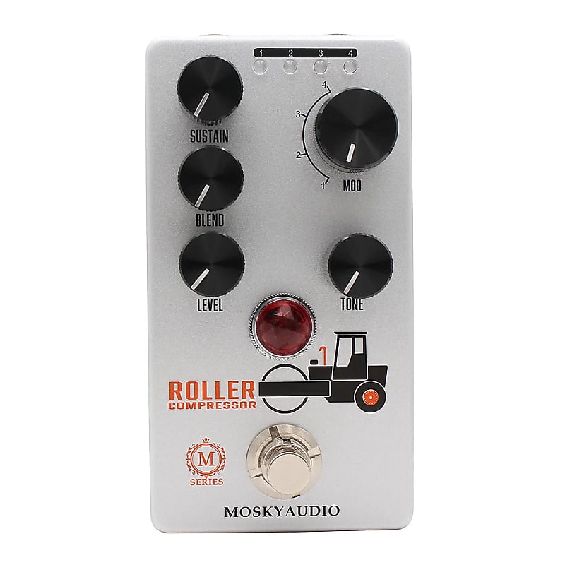 Mosky Roller Compressor Guitar Pedal,4 Modes Compress effect | Reverb