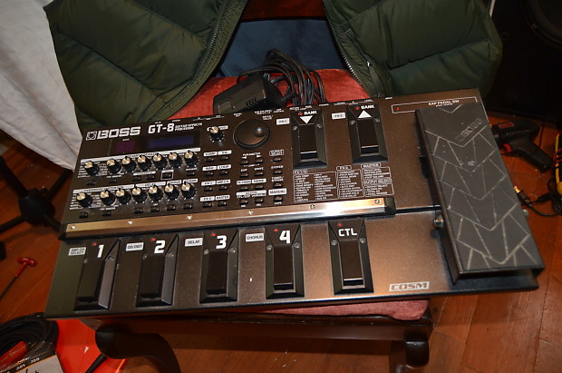 boss gt-8 guitar effects processor grey | Reverb UK