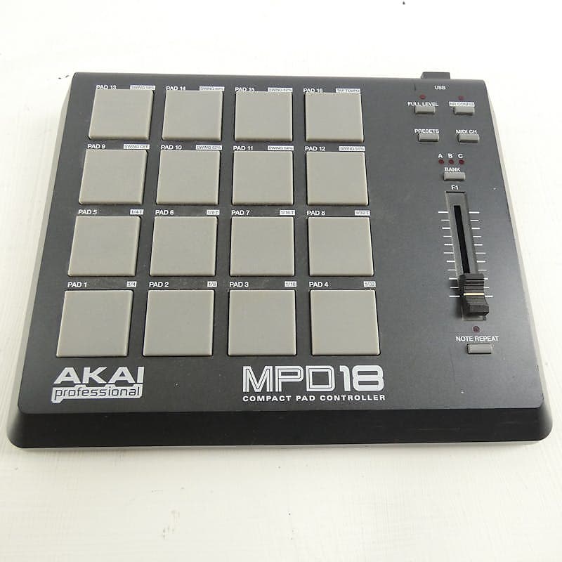 Used Akai MPD18 CONTROLLER Controllers Pad | Reverb