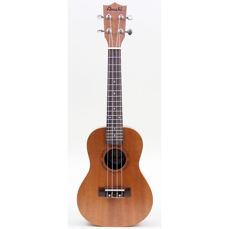 Amahi UK120 Select Mahogany Wood Ukulele | Soprano | Reverb