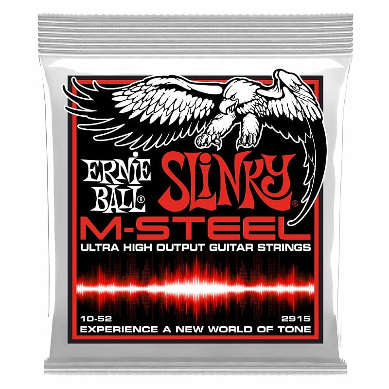NEW - Ernie Ball Skinny Top Heavy Bottom Slinky M-Steel | Reverb