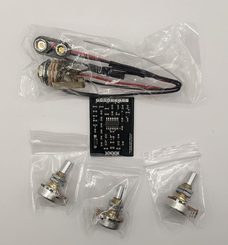 TRGPC 3 Band Onboard Bass Preamp Kit | Reverb UK