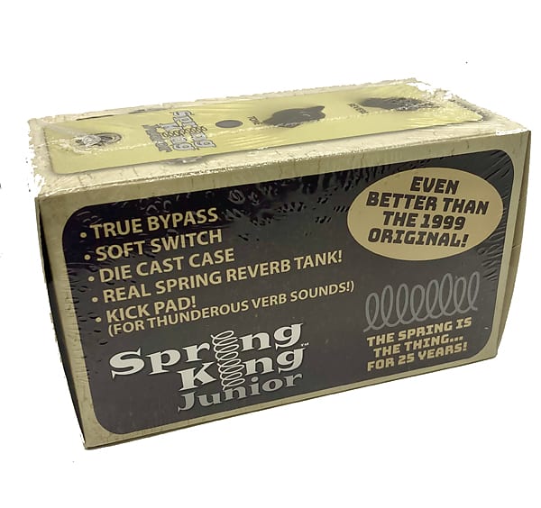 Danelectro Spring King Junior Reverb Pedal - 2025 - Brand New | Reverb