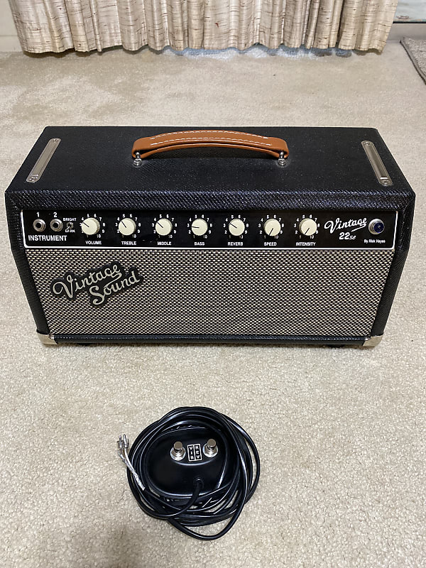Vintage Sound 22sc Head Black Tweed | Reverb