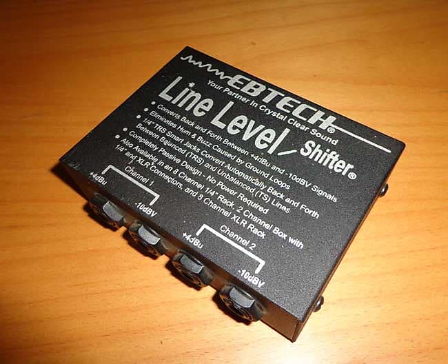 Ebtech LLS-2 Dual Channel Line Level Shifter/Hum Eliminator | Reverb