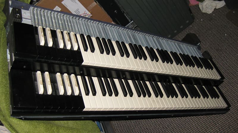 Hammond B3 set of dual manuals/keys DEFOAMED & BUSBAR LUBE | Reverb