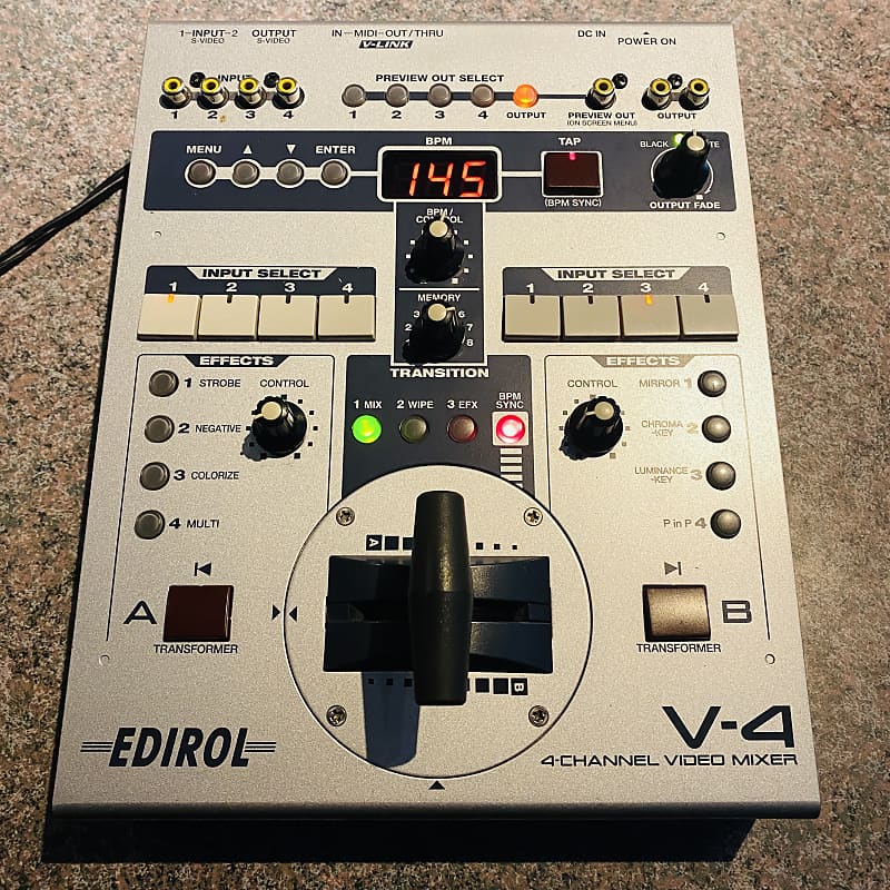 Roland Edirol V-4 - Silver - 4 Channel Video Mixer Switcher | Reverb