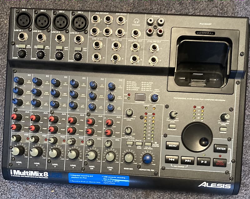 Alesis i Multimix8 USB mixer 2000s - Grey | Reverb